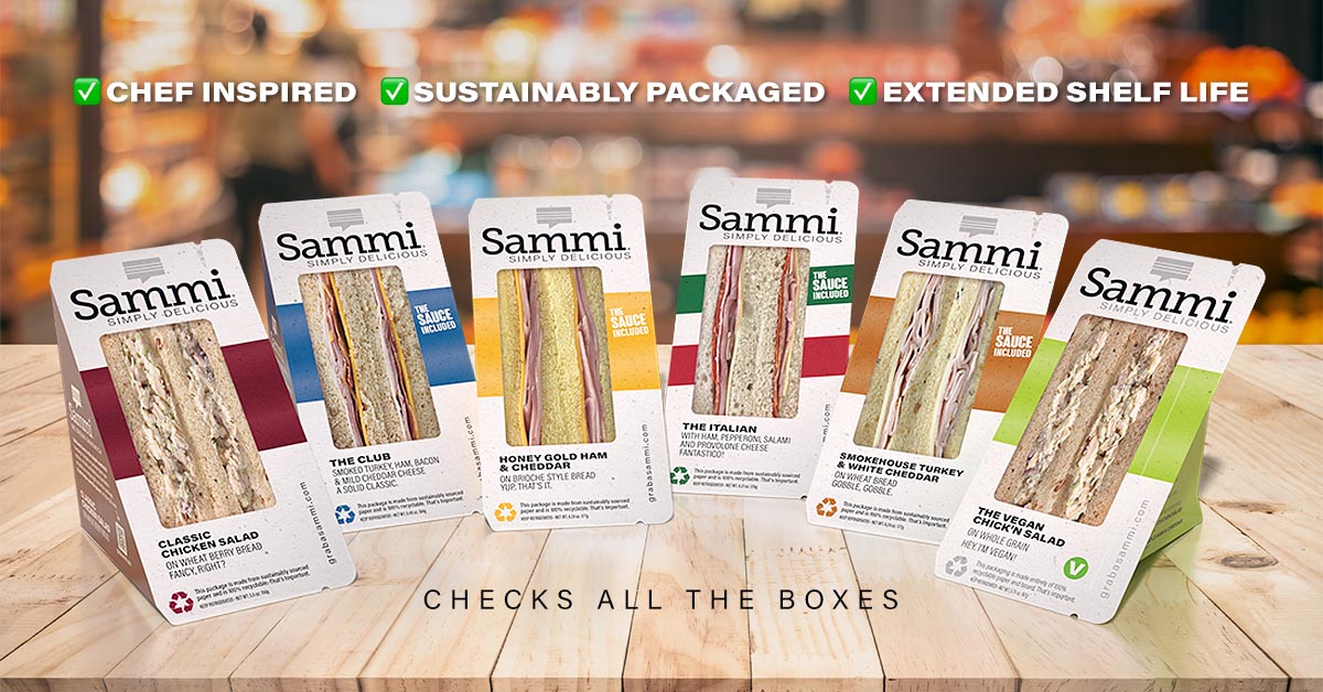 Hi I'm Sammi! Sustainable Grab-and-Go Sandwiches